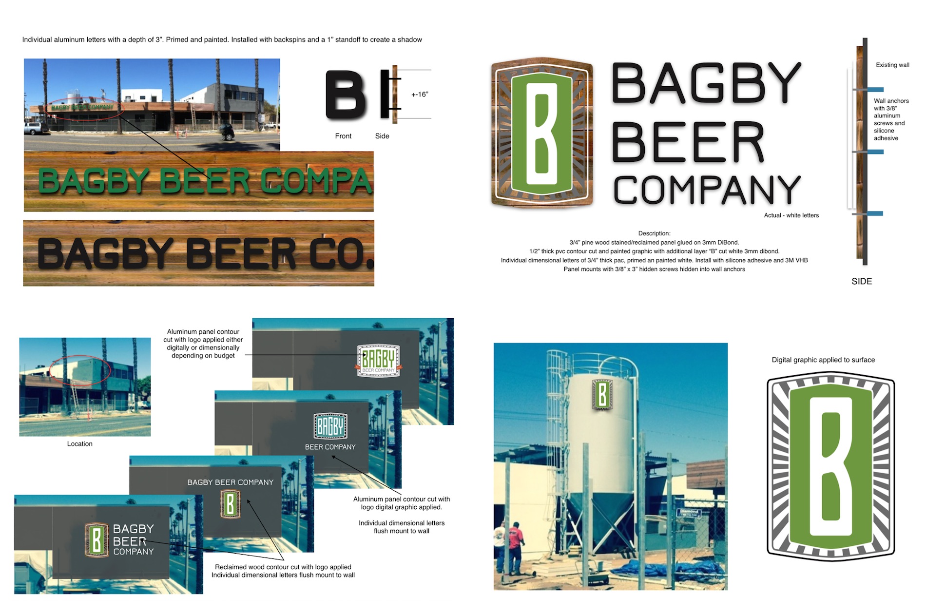 San Diego Brewery & Restaurant Signage - Custom Signage Design ...